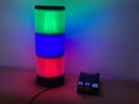 Multi Level Signal Tower For Rgb Led Rings