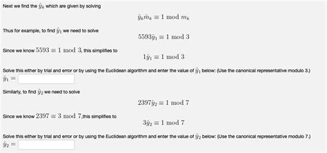 Solved 1 Pt We Will Find The Smallest Positive Integer X