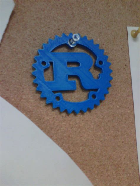 3d Printed Rust Logo Rust