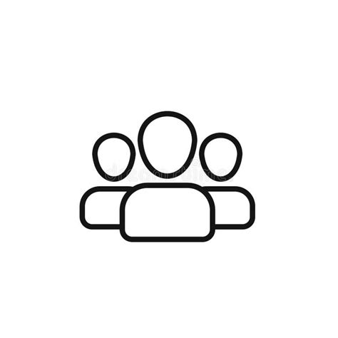 Squad Icon Outline Collection In Black Stock Vector Illustration Of