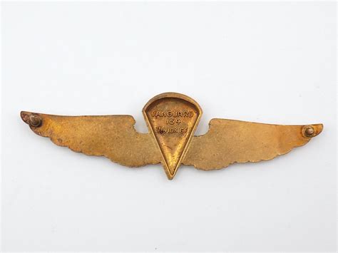 Original Korean War Usmc Paratrooper Rigger Jump Wings Vanguard 154