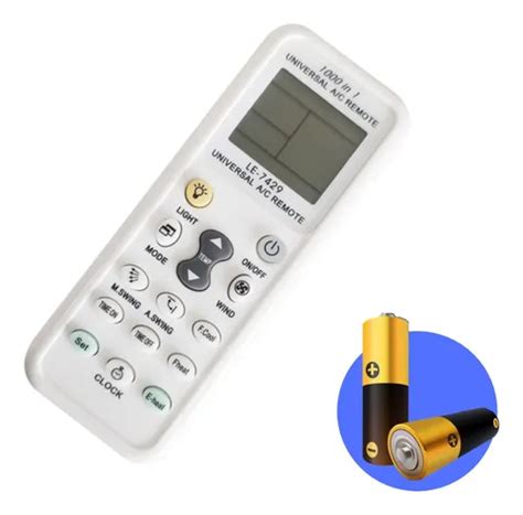 Controle Remoto Ar Condicionado Universal Para Todas Marcas MercadoLivre