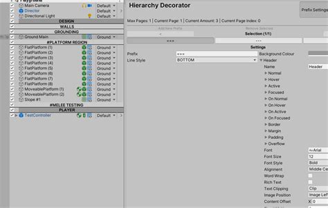 hierarchydecorator unity editor tool wip free on release github