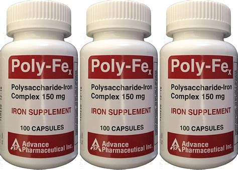 Major Ferrex 150 Polysaccharide Iron Complex Capsules 10 X