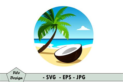 Coconut Graphic By Designart Adelahssa · Creative Fabrica