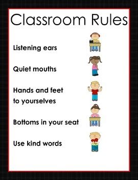 Classroom Poster Pack By Pre K Pips TPT