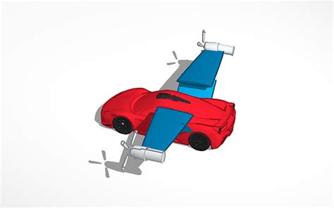 3d Design Yuvis Flying Car Concept Tinkercad
