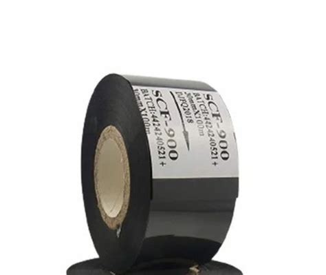 PVC Black MACWID BATCH CODING RIBBON For Barcode Printing At Roll In Indore