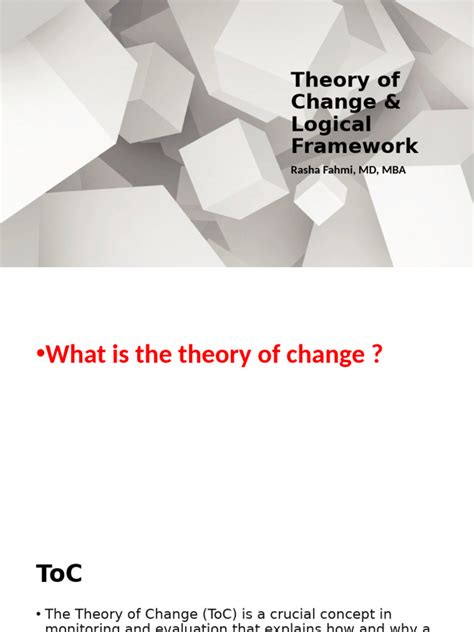 toc logical framework pdf