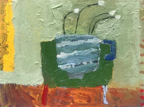 David Pearce Paintings Cotton Top Grass White Space Art