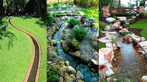 Best Small Garden Stream Ideas Backyard Waterfall Designs Youtube