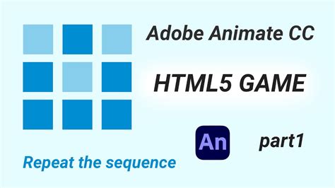 Adobe Animate Cc Html5 Memory Game Part 1 Youtube