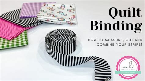 How To Measure Cut Quilt Binding Youtube