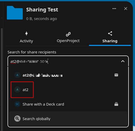 sharing with a non existent user ℹ️ support nextcloud community