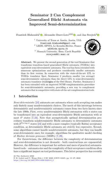 pdf seminator 2 can complement generalized büchi automata via