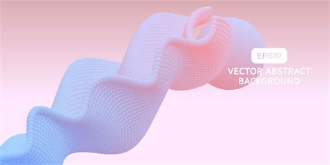 컬러 동적 파티클의 추상 벡터 배경입니다 3d 과학 기술 라이브 패션 디자인 커버 벡터 0명에 대한 스톡 벡터 아트 및 기타 이미지 0명 3차원 형태 개념 Istock