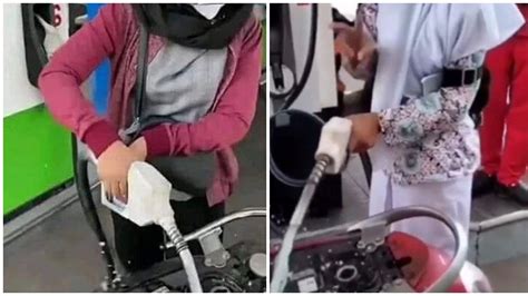 Momen Apes Isi Bensin Sendiri Ini Bikin Elus Dada Tak Segampang Kelihatannya Hot Liputan Com