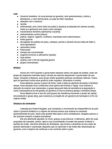 Palavras Chaves Das Ditaduras Pdf Cuba Fidel Castro