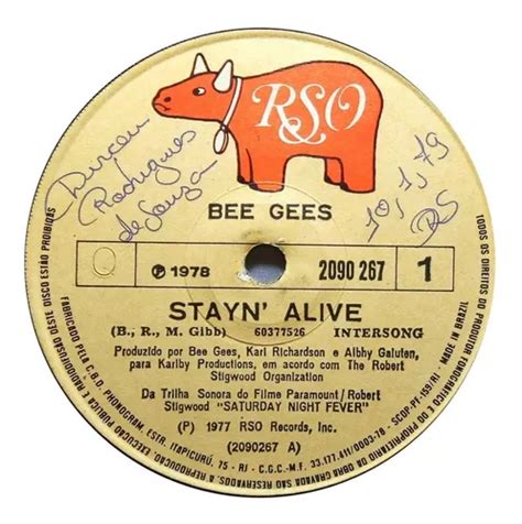 Bee Gees Compacto 1978 Stayn Alive MercadoLivre