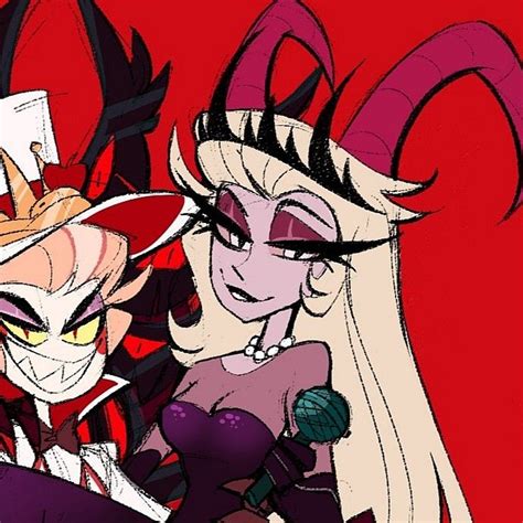 Lilith And Lucifer Morningstar Matching Icons Hazbin Hotel 1