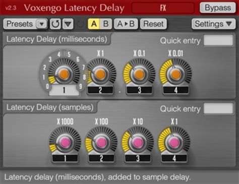 Latency Delay By Voxengo Plugins VST AU Splice