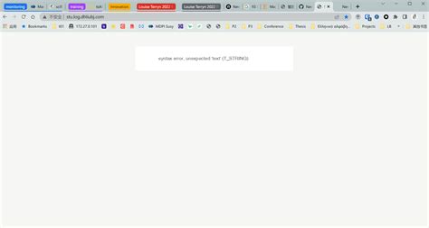 Syntax Error Unexpected Text Tstring · Issue 1503 · Typecho