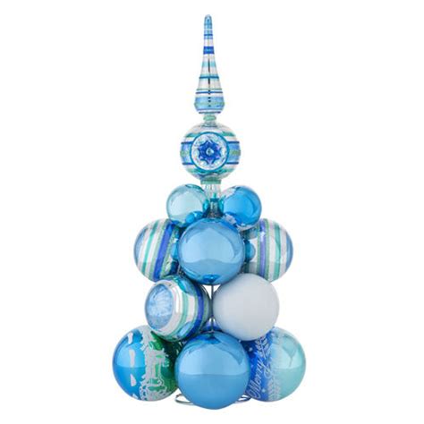 Christopher Radko Shiny Brites Winter Frost 17 Cluster Tree Low Prices Free Shipping