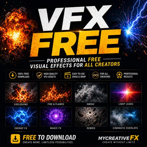 Vfx Free Professional Free Visual Effects For All Creators Mycreativefx