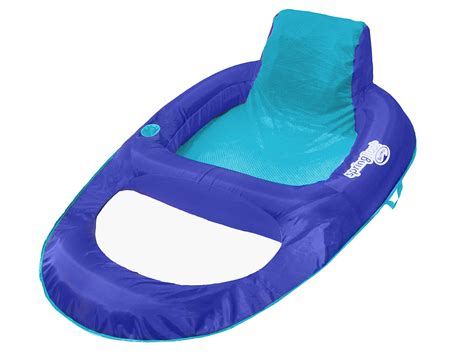 Swimways Spring Float Recliner Xl Extra Large Swim Lounger For Pool