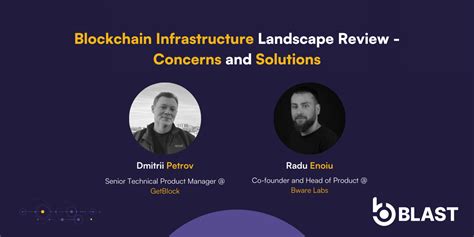 Blockchain Infrastructure Landscape Review Concerns And Solutions