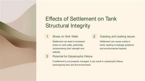 Understanding How Settlement Affects Tank Structural Integrity Ppt