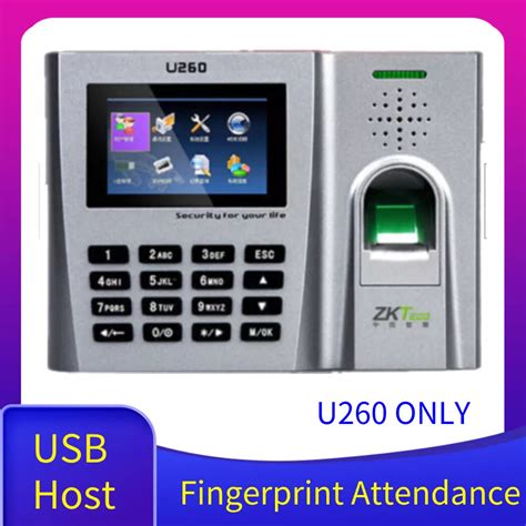 Zkteco U260 Tcp Ip Id Ic Adms Usb Fingerprint Time Clock Time Attendance System U260 Adms
