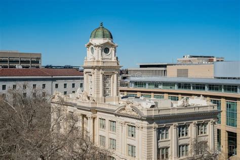 Exterior View Of The Sacramento City Hall Stock Image Image Of