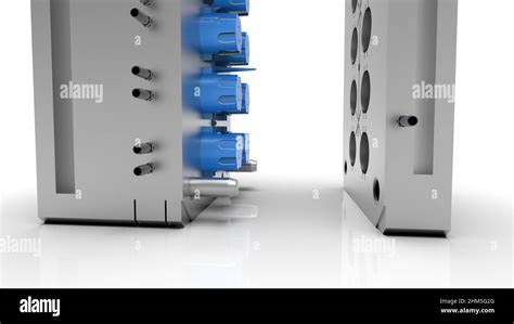 3d Render Of Plastic Moulding Machine Plastic Injection Mouldingcups