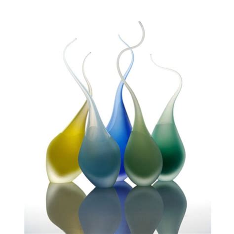 Sky Blue Handmade Glass Ornament I Corallinus By Elena Fleury Rojo