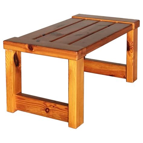 Swedish Stool Coffee Table In Solid Oregon Pine Manner Of Sven