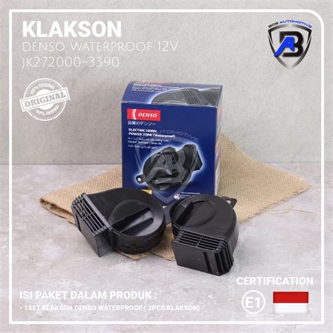 Jual Denso Klakson Keong Waterproof Mobil Motor Original Shopee Indonesia