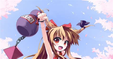 伊吹萃香 花よりお酒 Gruneのイラスト Pixiv