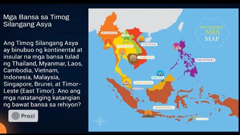 Lokasyon At Katangian Ng Timog Silangang Asyapptx