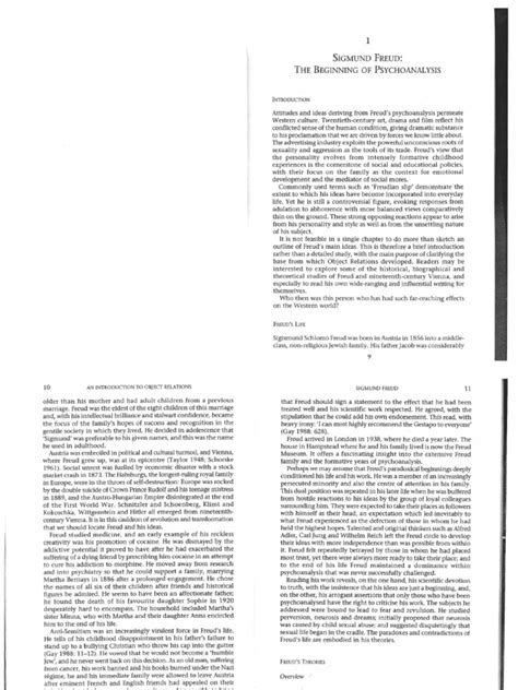 an introduction to object relations 1997 chap pressed pdf id
