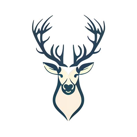 Flat Christmas Reindeer Cartoon Wallpaper Modern Flat Design In Winter