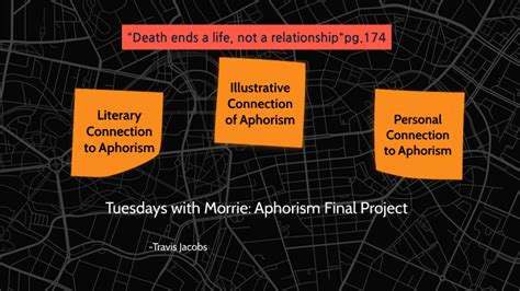 Travis Jacobs Tuesdays With Morrie Aphorism Final Project By Travis Jacobs On Prezi