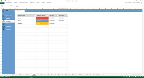 Human Resources Key Performance Indicators Excel Spreadsheet Template LUZ Templates
