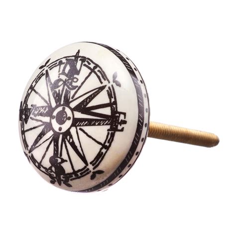 Antique Compass Drawer Knob