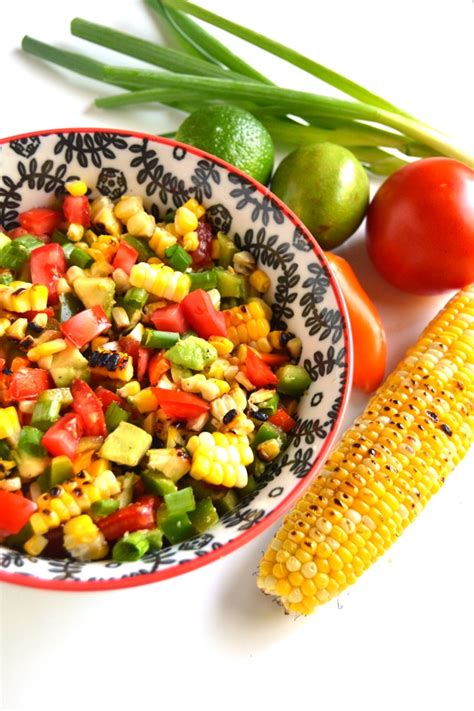 Avocado Grilled Corn Tomato Salad The Nutritionist Reviews