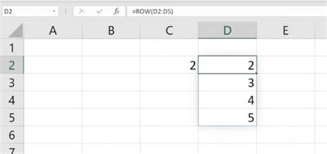 How To Return A Column Of N Consecutive Values In Microsoft Excel