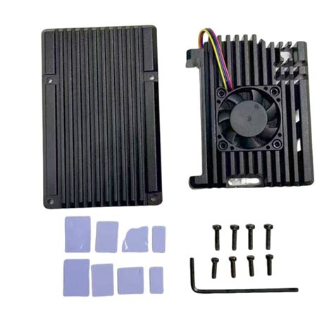 Для Raspberry Pi 5 алюминиевый сплав корпус бронированный корпус купить с доставкой по