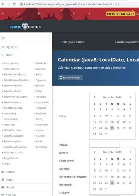 Calendar Not Localized · Issue 5478 · Primefacesprimefaces · Github