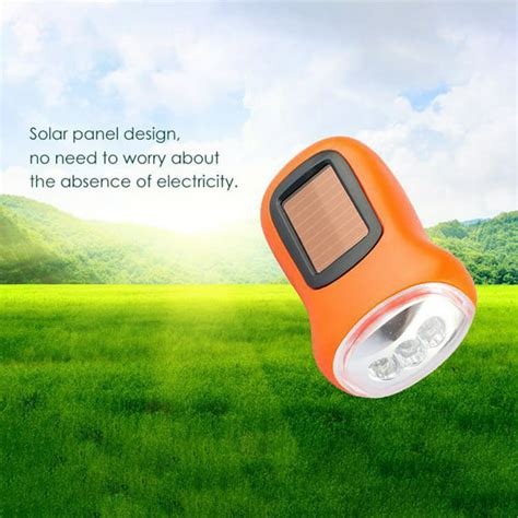 Manivela Solar Dynamo Antorcha Lámpara Exterior Emergencia Led Linterna