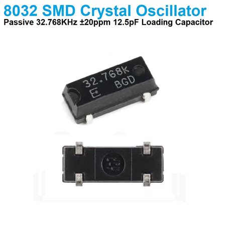 8032 SMD Passive Crystal Oscillator 32 768KHz UGE Electronics Egypt